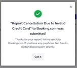 How to report issues with bookings from Booking.com?