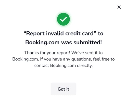 How to report issues with bookings from Booking.com?