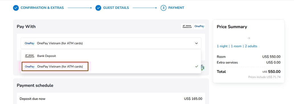 How to activate promotion for OnePay